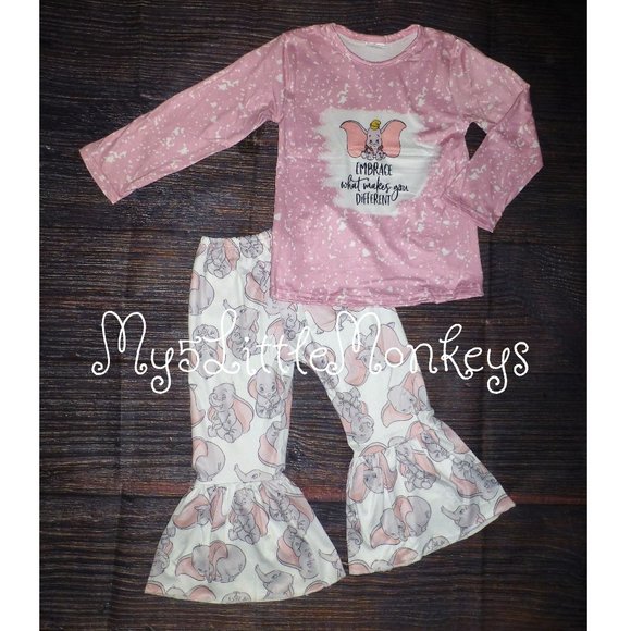 Matching Sets | Boutique Dumbo Girls Bell Bottoms Outfit Set | Poshmark